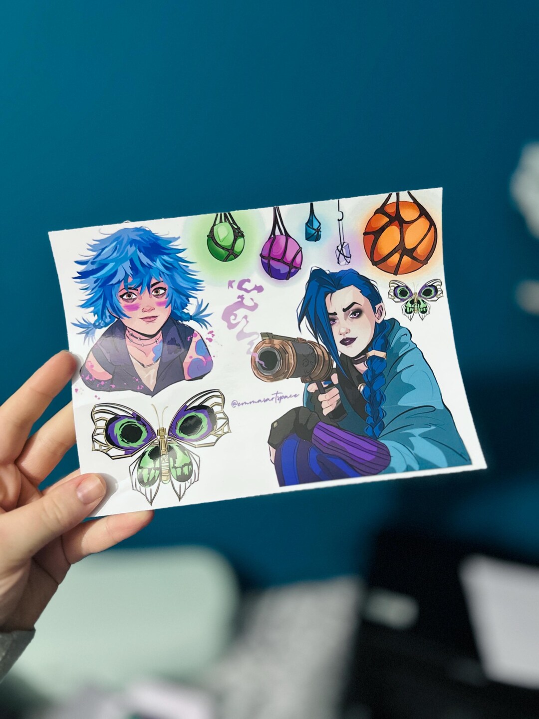 Isha & Jinx Art Print - Etsy