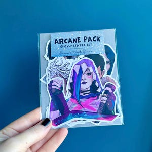 Arcane Sticker Pack of 6 - Etsy