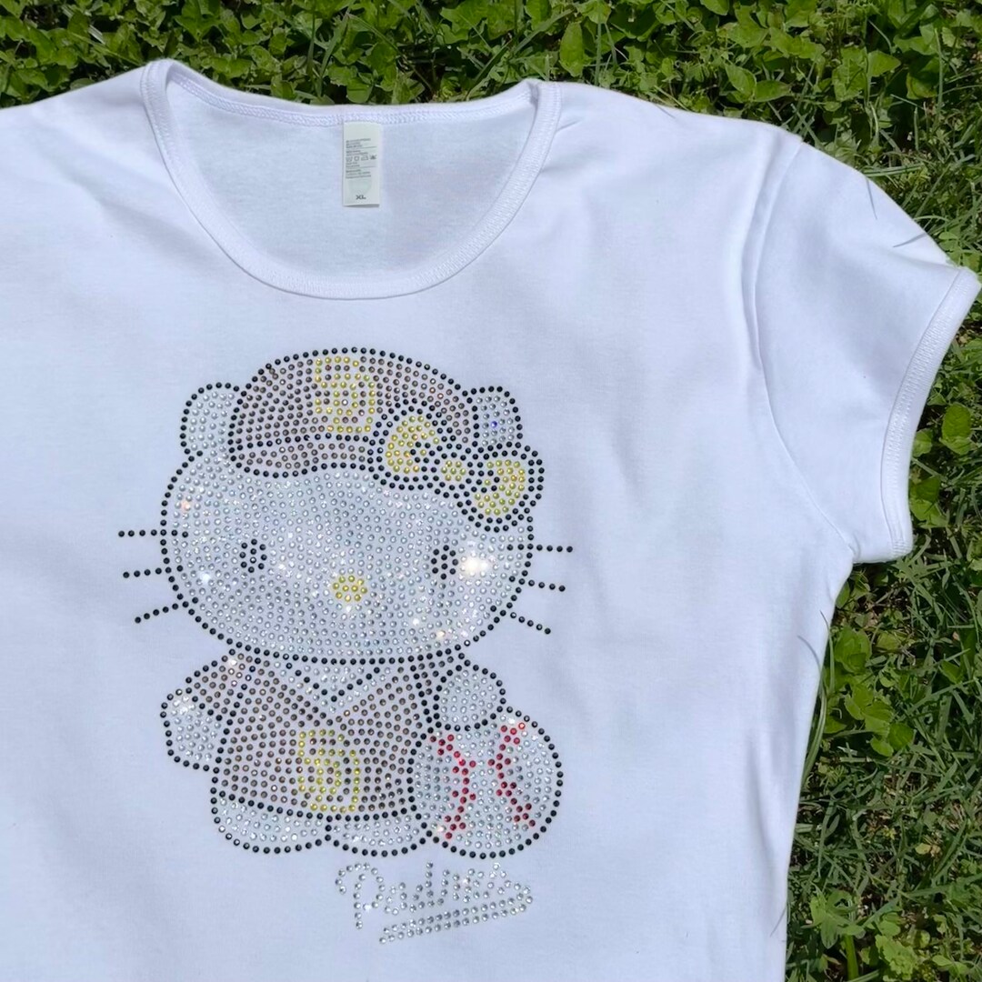 San Diego Padres Kitty Rhinestone Baby Tees - Etsy