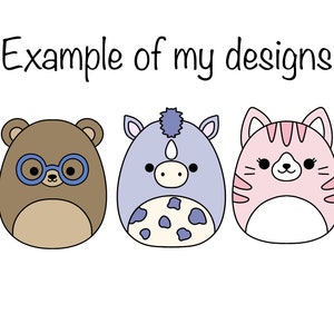 Custom Squishmallow Png Your Own Squishmallow Design Clipart Png ...