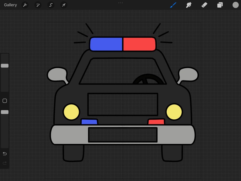 Police Car Svg Name Tag Police Car Vector Printable Police - Etsy Australia