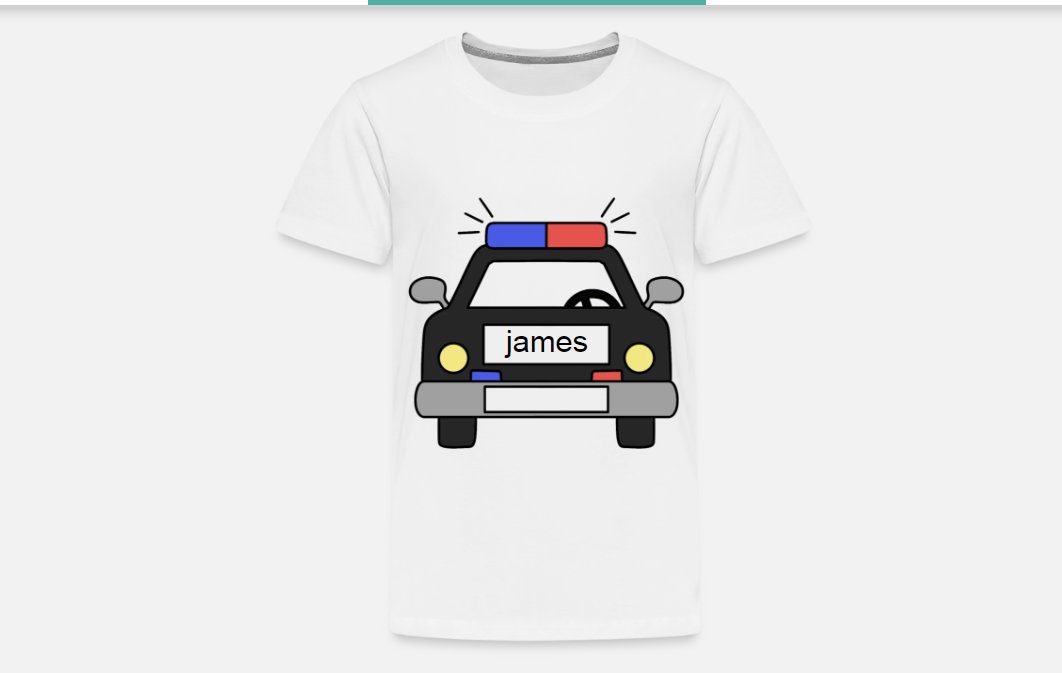 Police Car Svg Name Tag Police Car Vector Printable Police Cartoon ...