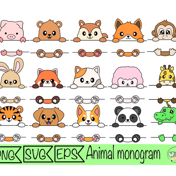 Monogram Printable - Etsy