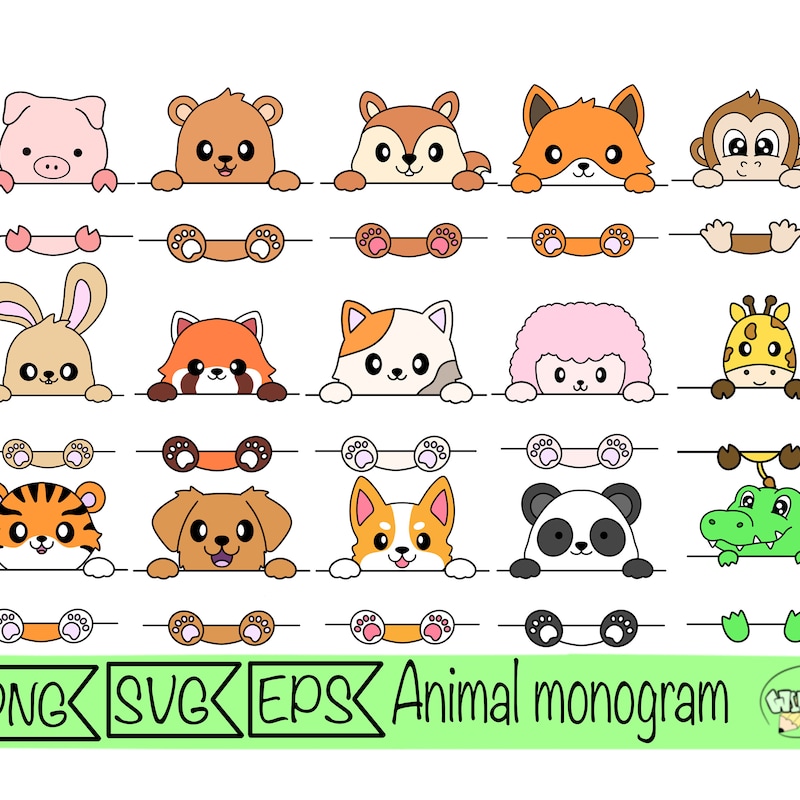 Monogram Printable - Etsy