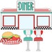 Diner Clipart Svg American Diner Png Retro Diner Stickers Digital ...