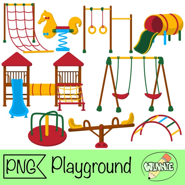 Playground Stickers - Etsy UK