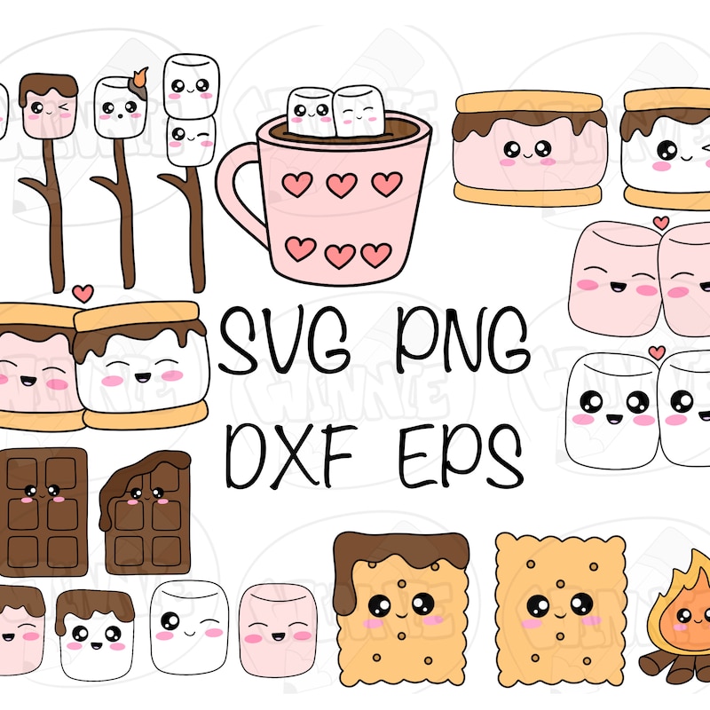 Smore Clipart - Etsy