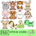 Chinse Zodiac Clipart Chinese Animal Zodiac Lunar New Year Animal ...