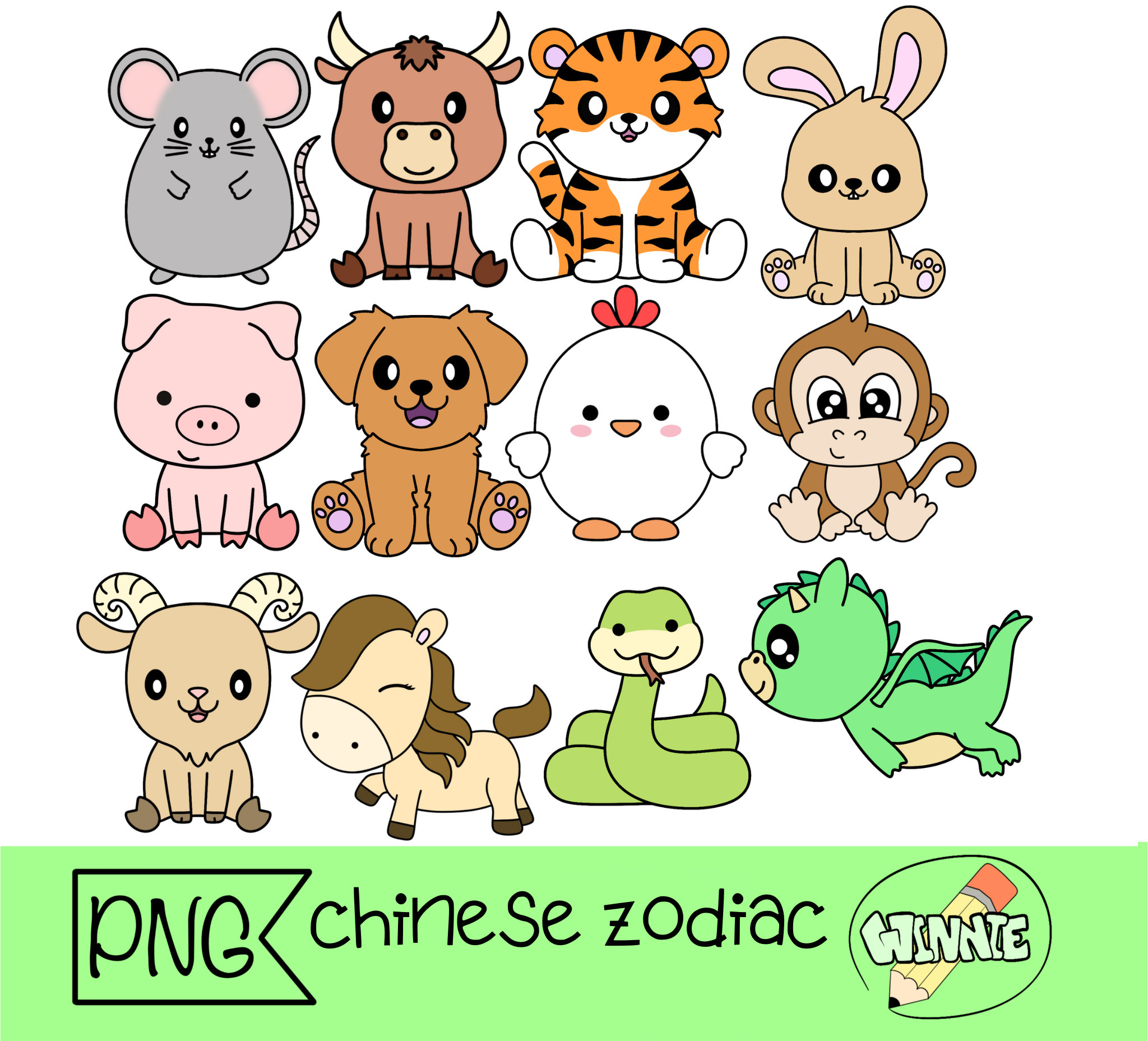 Cute chinese zodiac 60 photos - Astrologytoyou.com