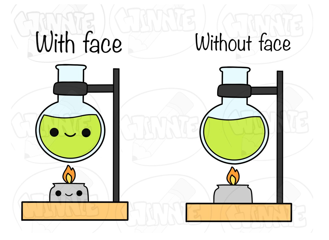 Kawaii Science Clipart Science Digital Stickers Goodnotes Science ...