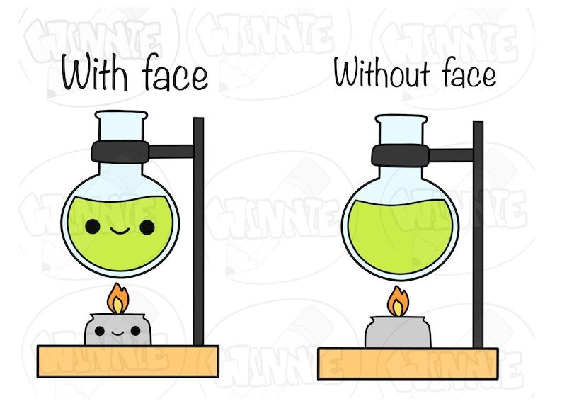 Kawaii Science Clipart Science Digital Stickers Goodnotes Science ...