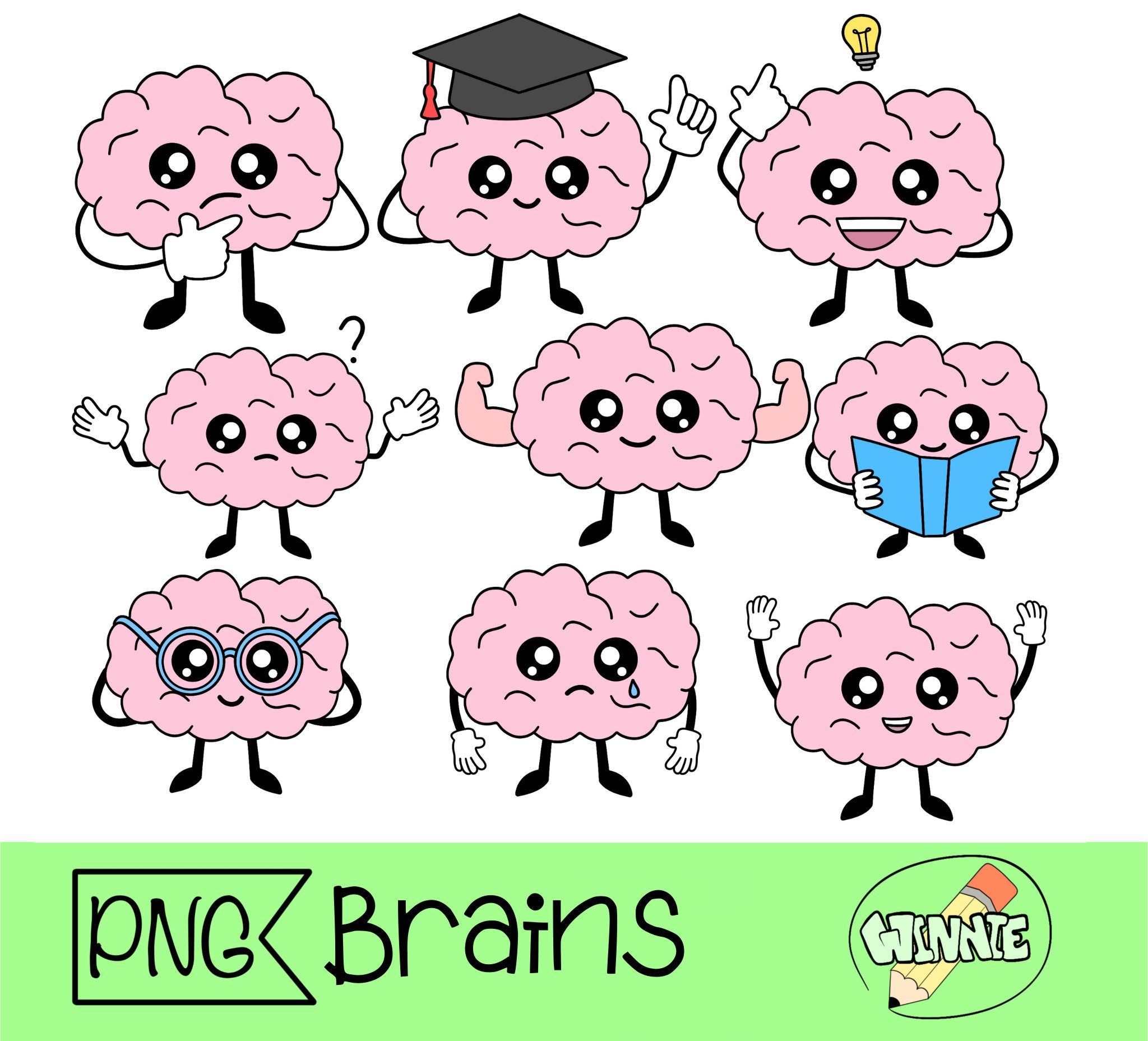 Clipart De Cerveau Mignon 6,308 Illustrations De Cerveau Mignon