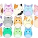 Squishamallow Cat Svg Cat Smooshy Svg File Cute Printable Cat ...