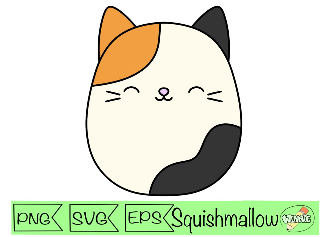 Squishamallow Cat Svg Cat Smooshy Svg File Cute Printable Cat ...