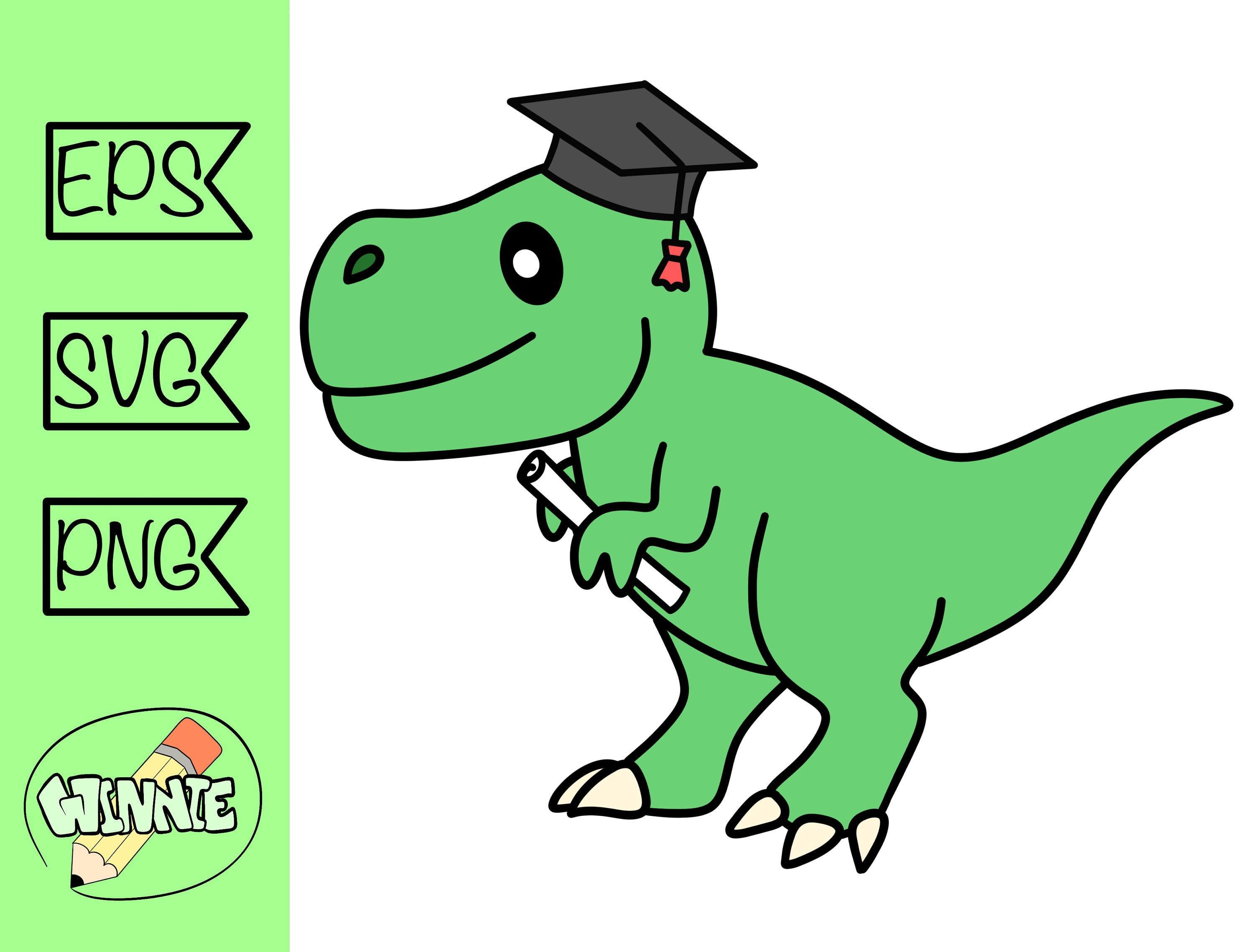 Dino graduación svg dinosaurio diploma escuela png jardín de - Etsy México