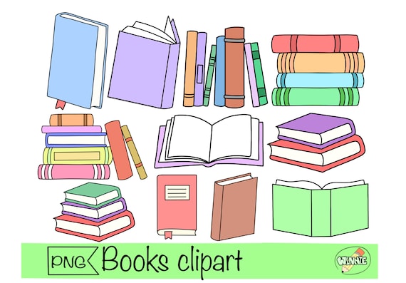 Book Stack Clipart