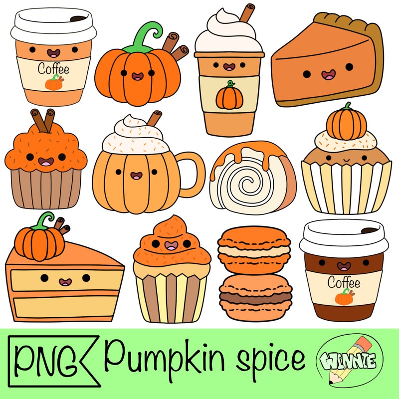 Kawaii Fall Png - Etsy