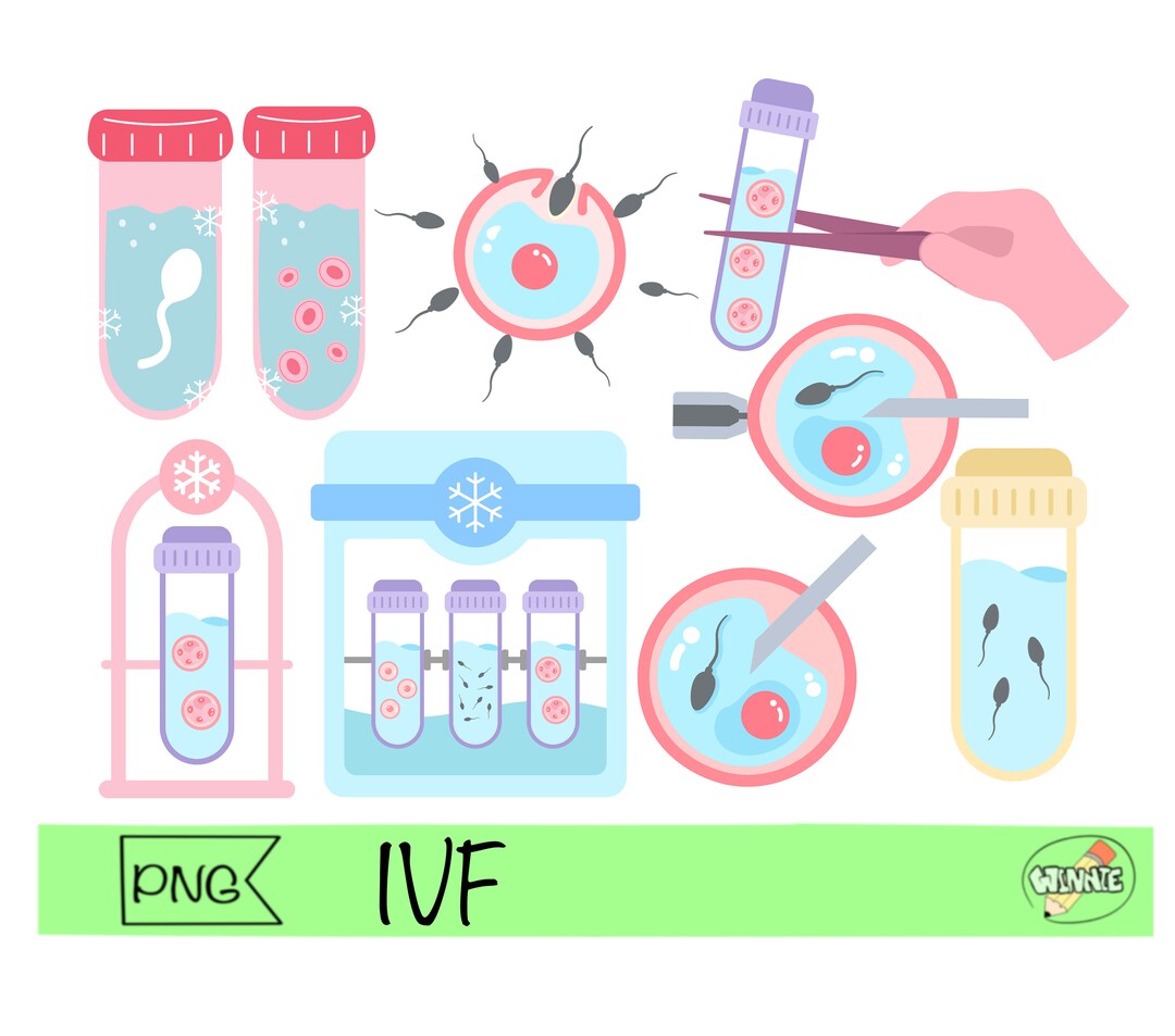 IVF Clipart Pregnancy Png Ivf Mom Digital Sticker Bullet Journal ...