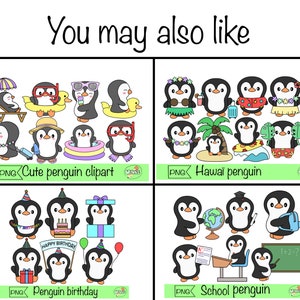 Penguin Clipart Cleaning Chores Penguin Kawaii Penguin Goodnotes ...