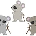3 Blind Mice Clipart Digital Download Mouse Stickers Cute 3 Blind Mice ...