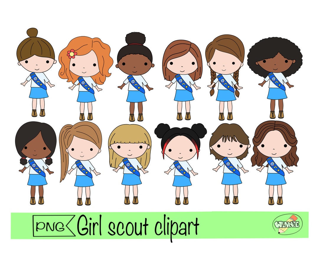 Daisy Girl Scout Clipart Noir Et Blanc