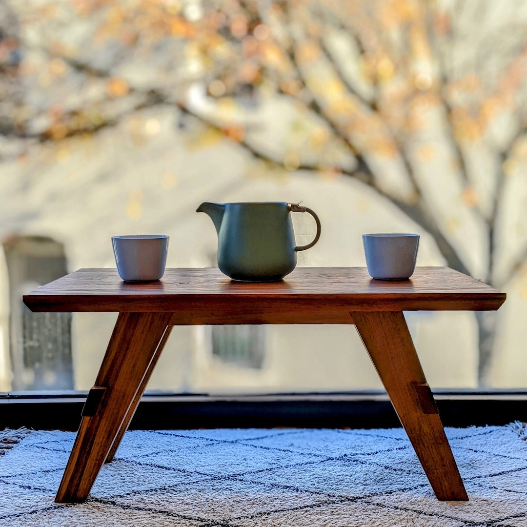 Hardwood Mini Tea Table Australian Blackwoodt Tea Table - Etsy