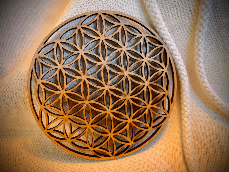 Flower of Life Laser Cut Files SVG & LBRN2 Vector Format Precise CAD ...
