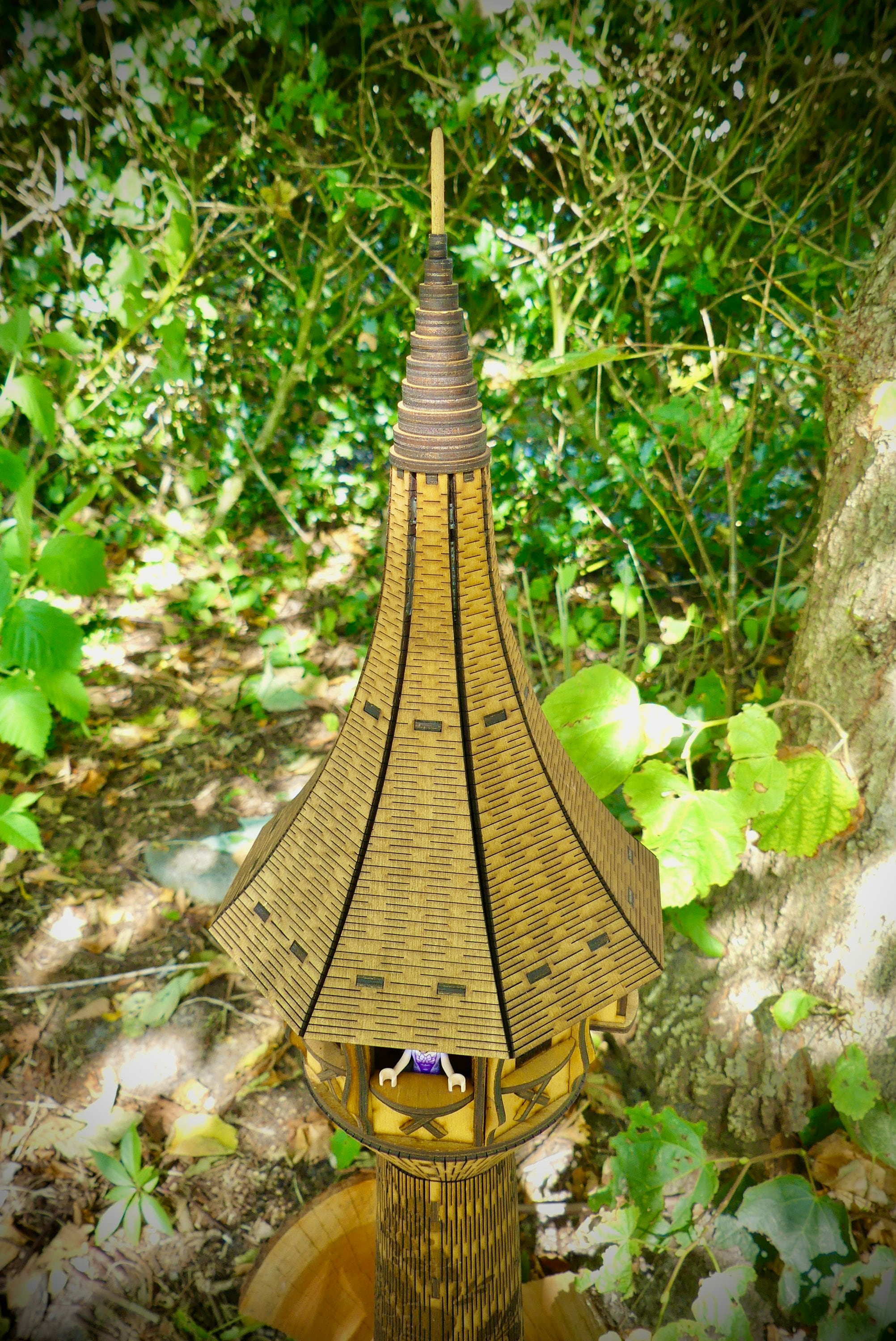 Rapunzel Tower | Laser Cut Files | SVG & LBRN2 Vector Format | for 3 Mm ...