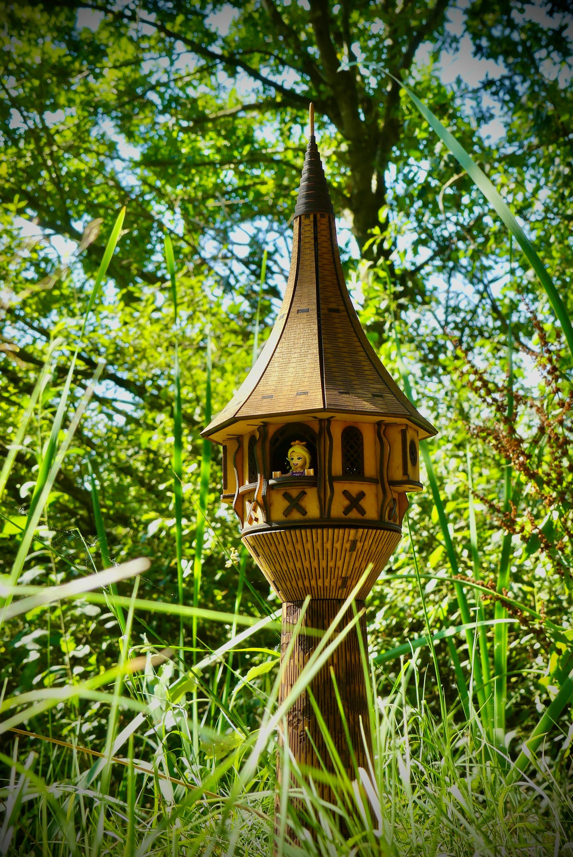 Rapunzel Tower Laser Cut Files SVG & LBRN2 Vector Format for 3 Mm ...