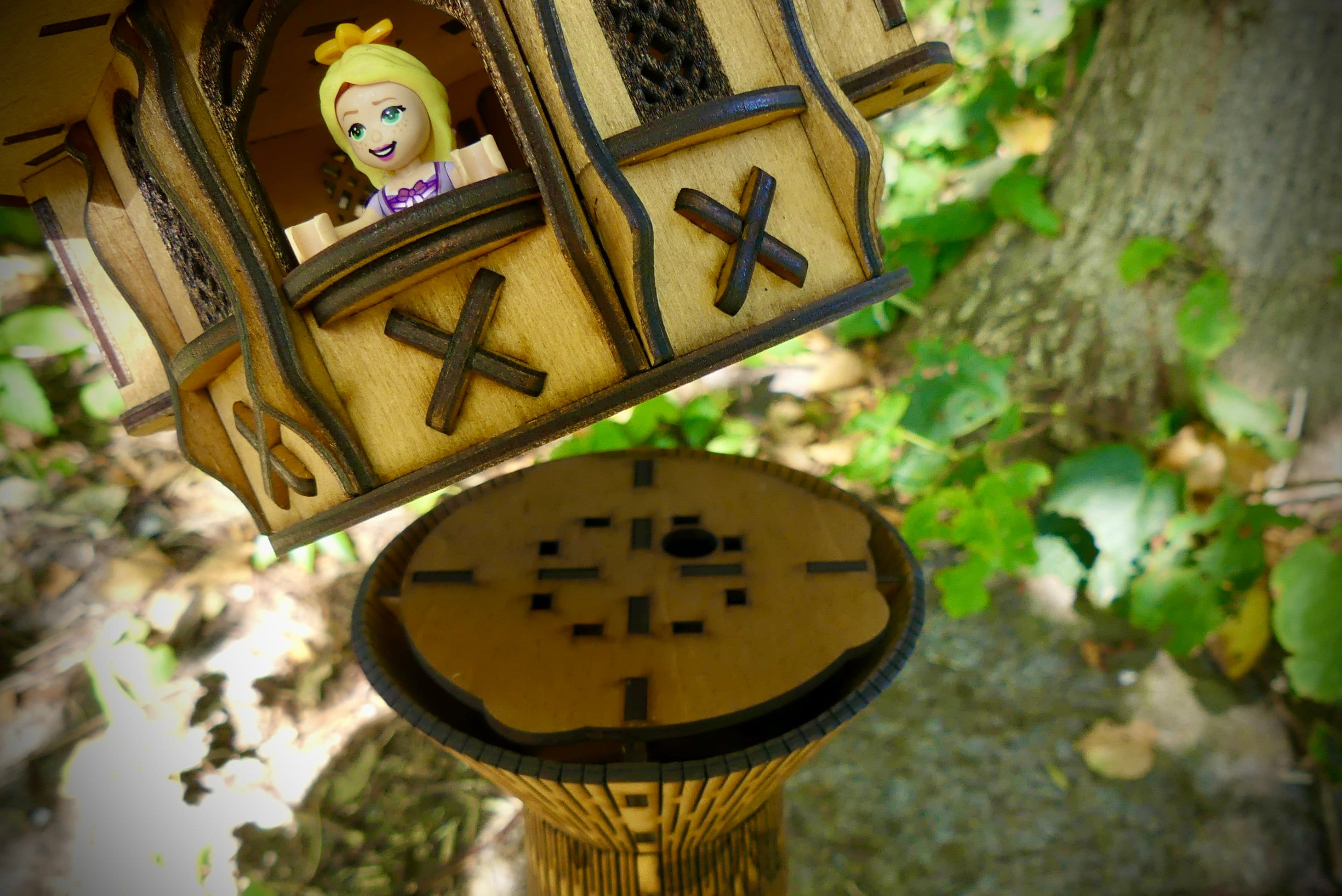 Rapunzel Tower | Laser Cut Files | SVG & LBRN2 Vector Format | for 3 Mm ...