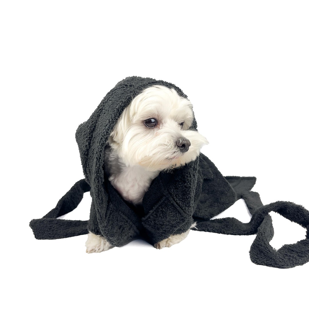 Handmade Terry Dog Bathrobedog Robepet Clothingdog Towel Coat Handmade ...