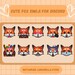 Cute Fox Emoji for Discord | Fox Emoticons | Twitch | Instant Download ...