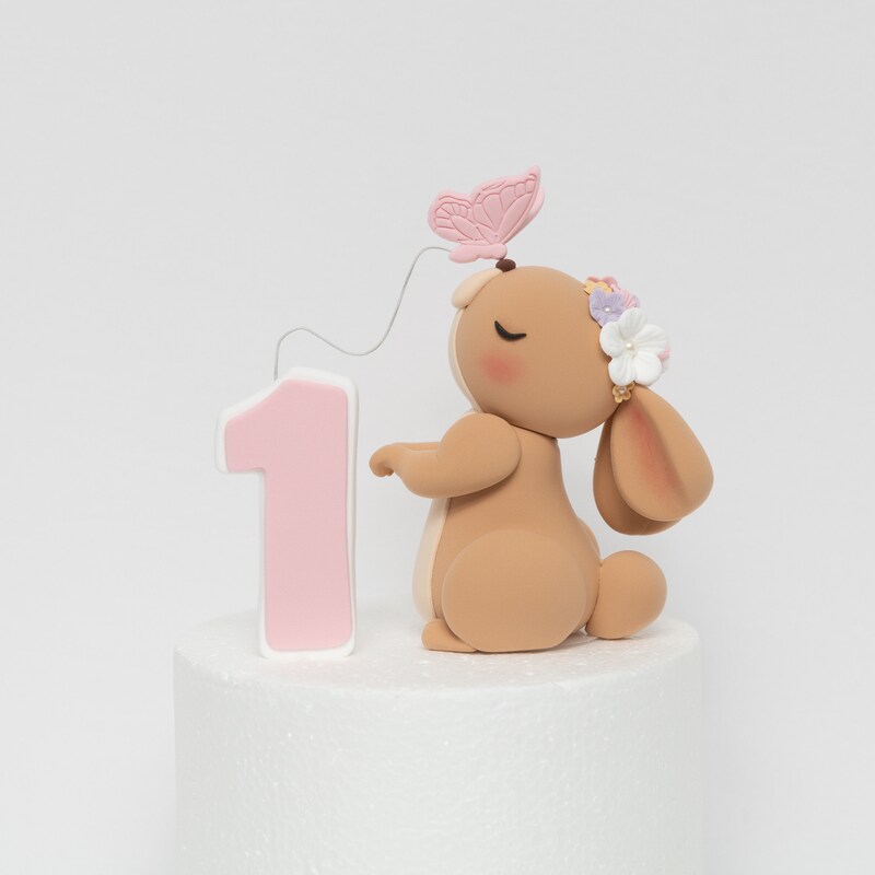 Rabbit Cake Topper - Etsy