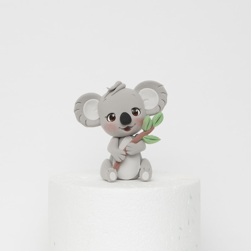 Koala Fondant Topper - Etsy