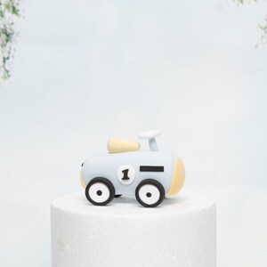 Racing Car Cake Topper, Made of Lightweight Air Dry Clay, Vintage Car ...