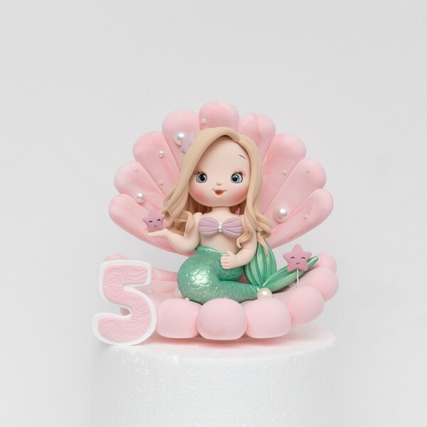 Seashell Cake Topper - Etsy