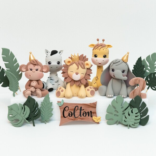 Animal Cake Topper - Etsy