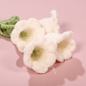 Color Crochet Lily Keychain Sweet Flower Knit Keychain for - Etsy