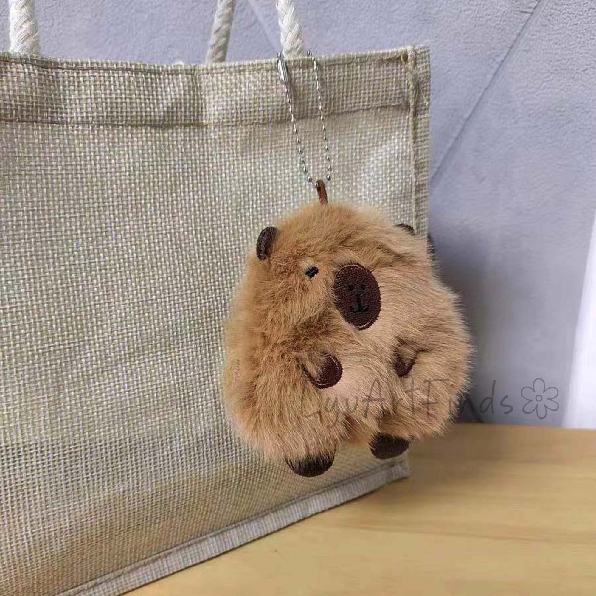 Fluffy Capybara Key Chain Capybara Charms for Bag Cute - Etsy Canada