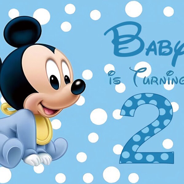 Mickey Vinyl Backdrop - Etsy