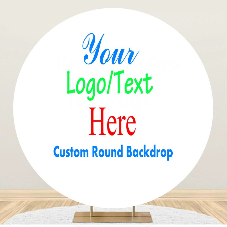 Rustic Wood Round Backdrop Polyester Wood Birthday Background - Etsy