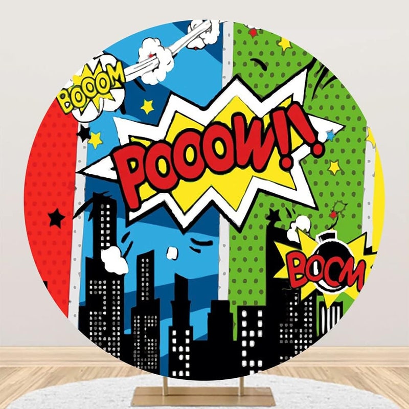 Super Hero Backdrop - Etsy