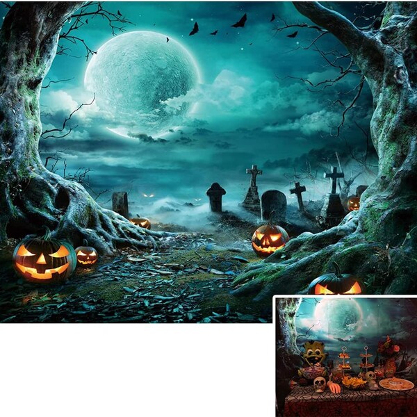 Halloween Backdrop - Etsy