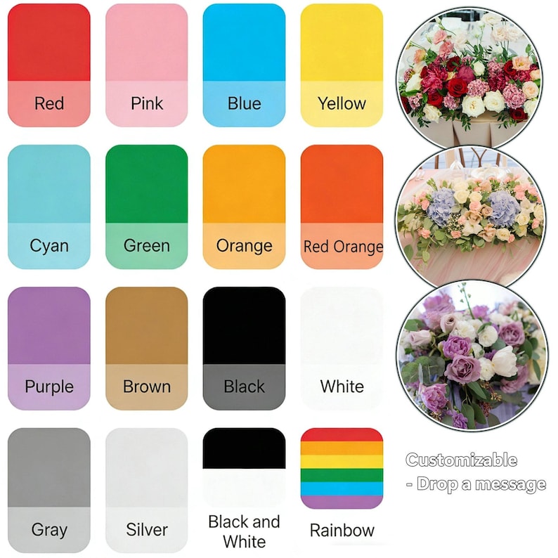 Pastel Blue Purple Floral Garland,wedding Reception Flowers Table ...