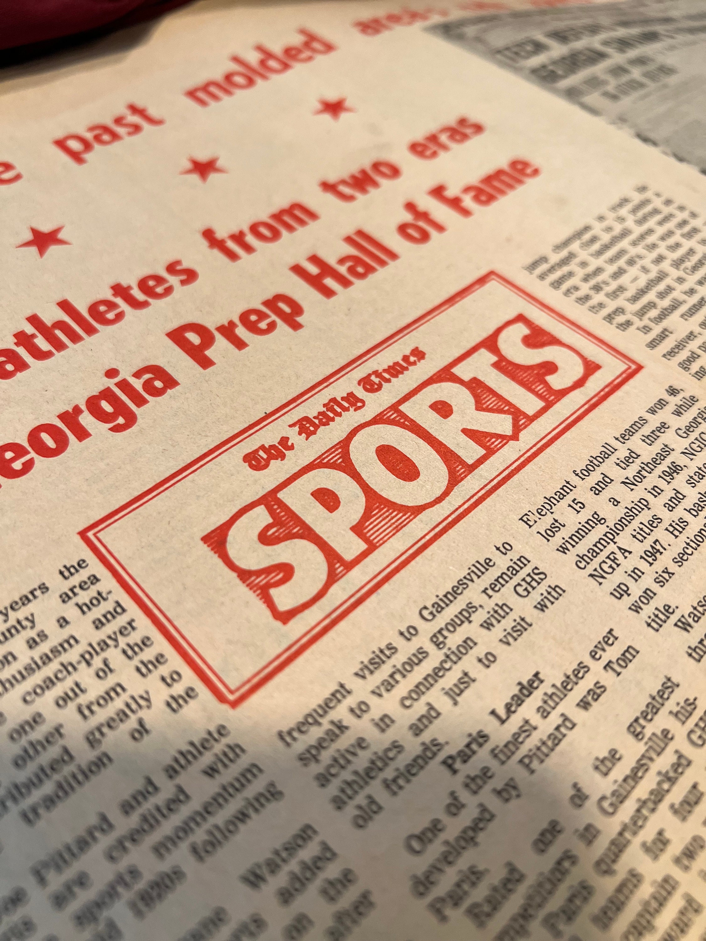 Vintage Newspaper - Antique Newspaper - Vintage the Daily Times ...