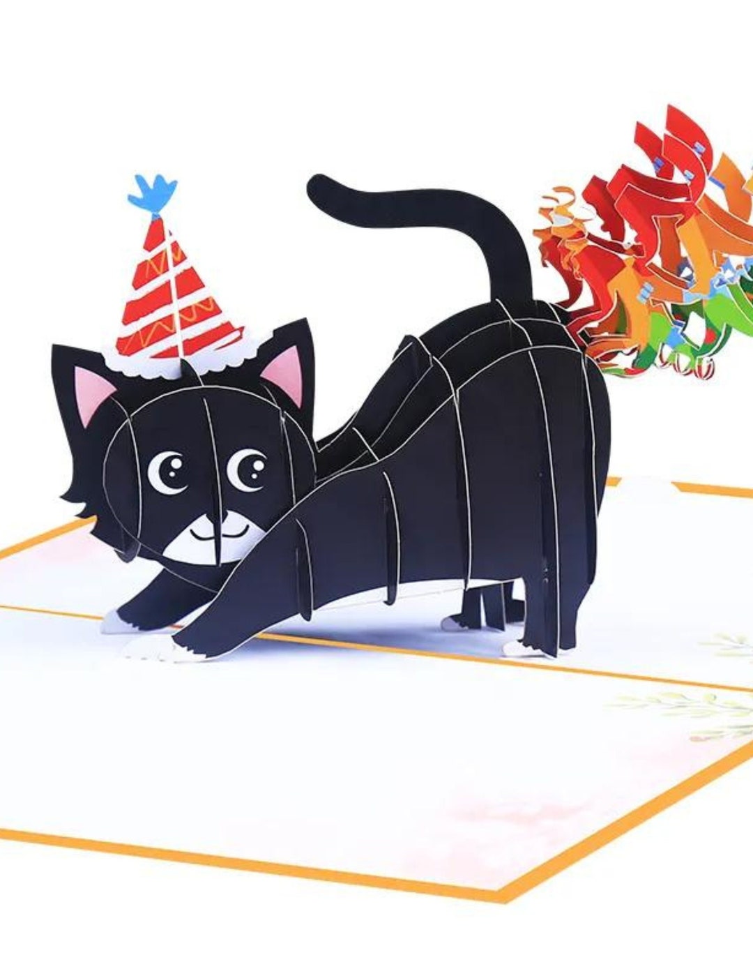 Birthday Cat Pop up Card - Handmade Cards - Handmade Birthday Cards ...