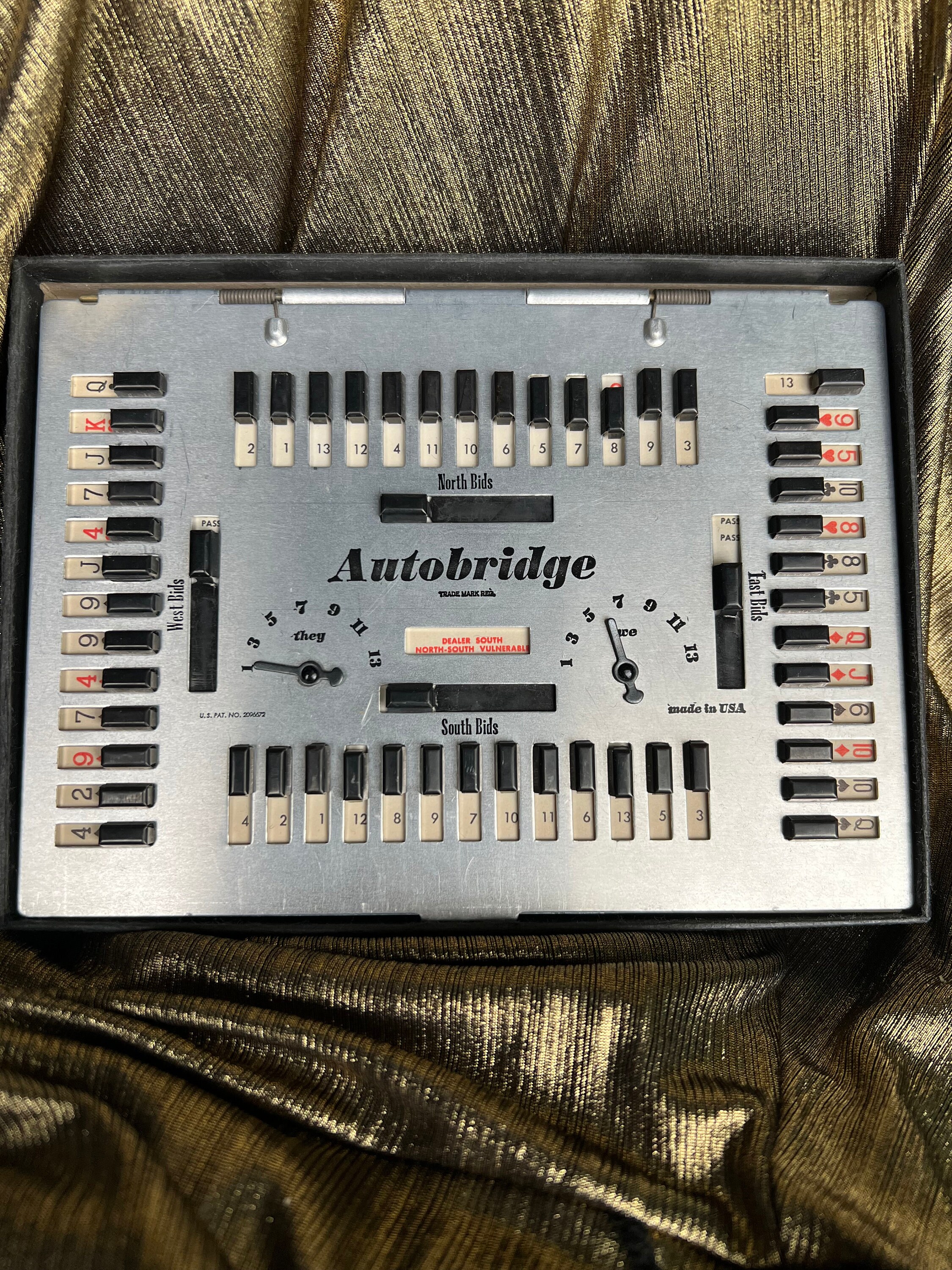 Vintage 1950s Autobridge Bridge Game Set With Charles Goren's the ...