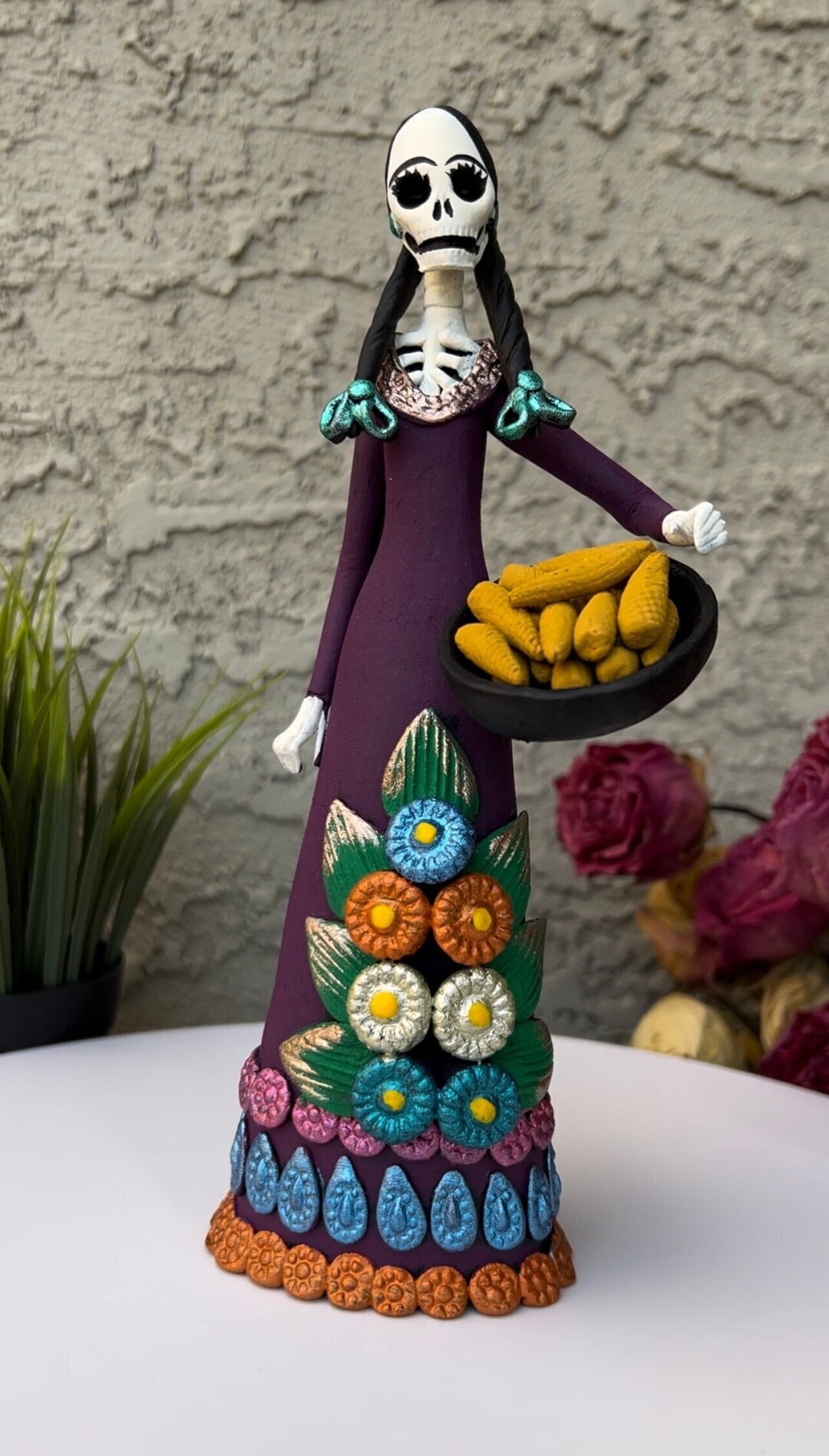 La Cocinera Catrina Day of the Dead Dia De Los Muertos Coco Skull Candy ...