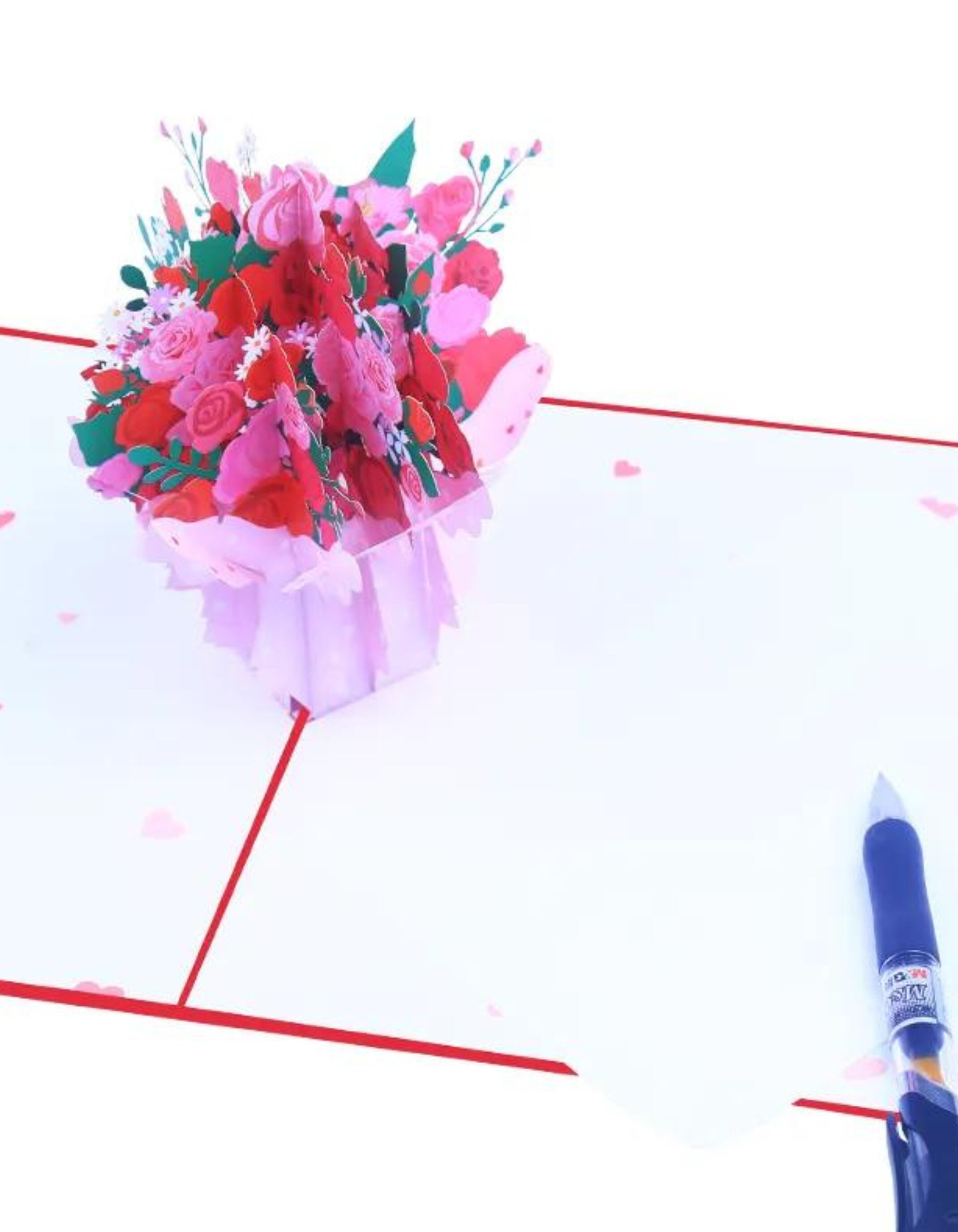 Flower Bouquet Card - Handmade Cards - Handmade Greeting Cards ...