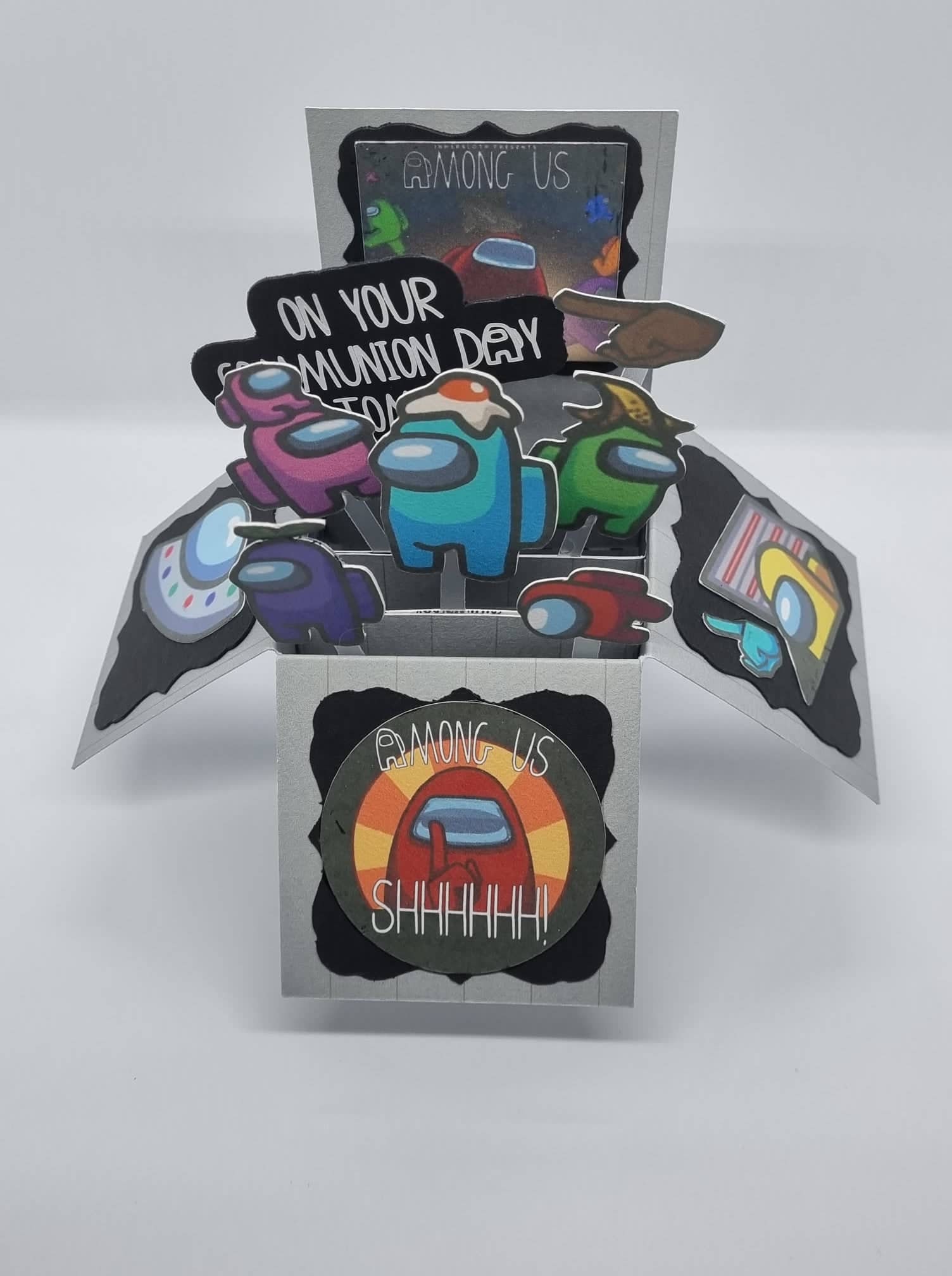 Among Us Box Card - Etsy